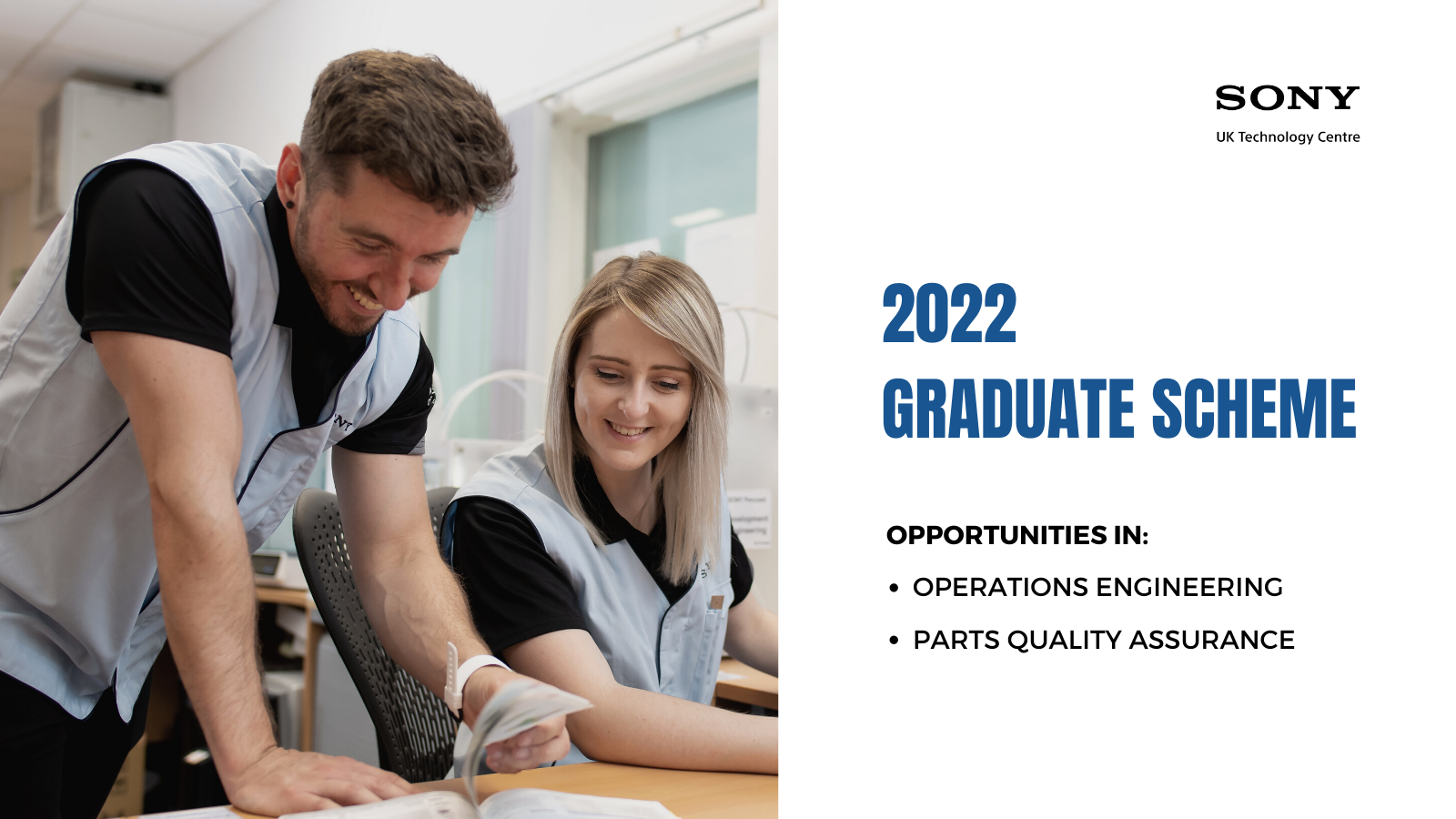 Sony UK TEC searches for passionate and driven applicants to join its ...