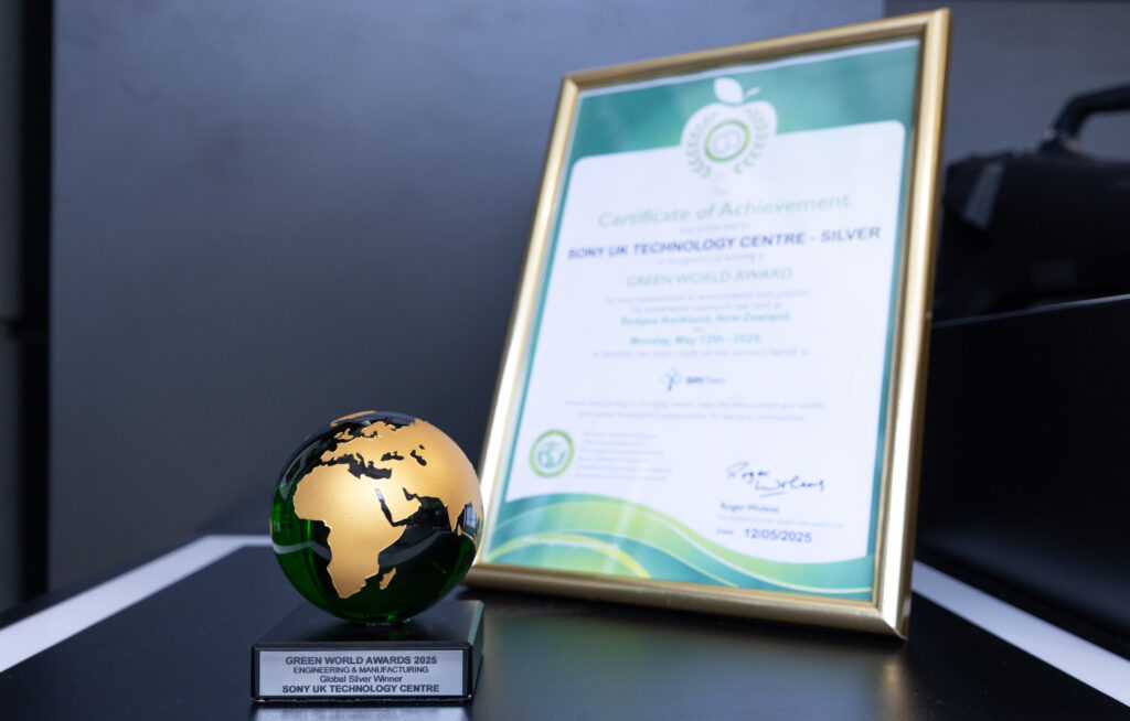 Sony UK TEC recognised with Global Green World Award for environmental ...